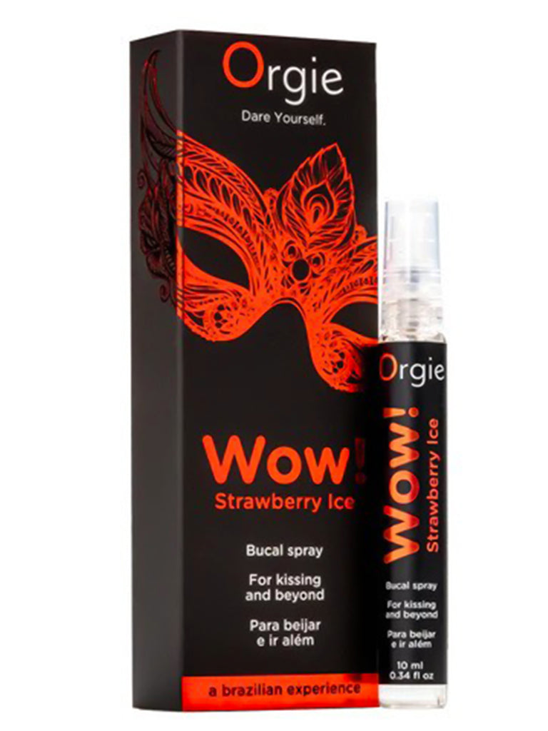 Org*e Wow! Bucal Spray for Kissing and Oral - Strawberry Ice